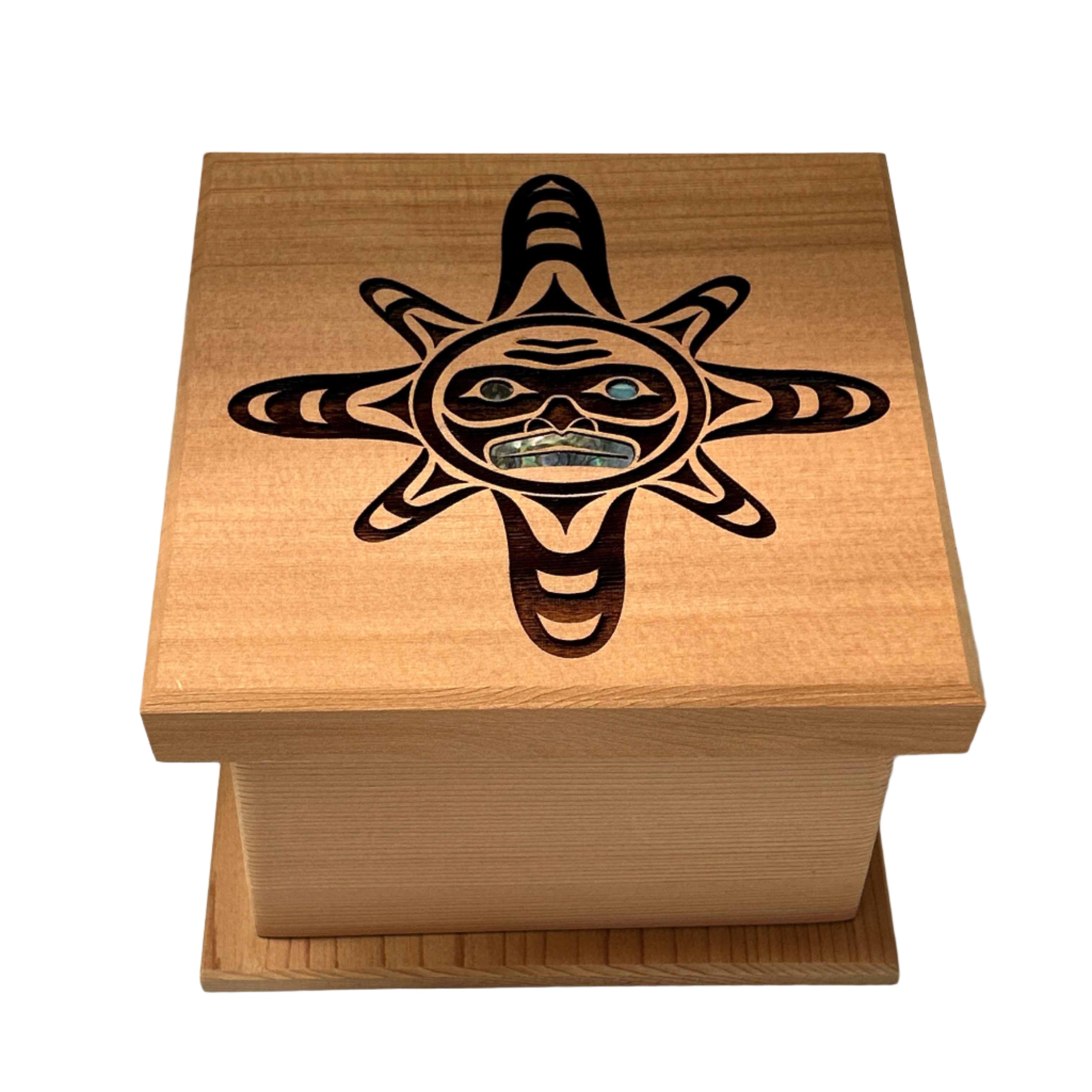 Shain Jackson Red Cedar Sun Bentwood Box – House Of Himwitsa