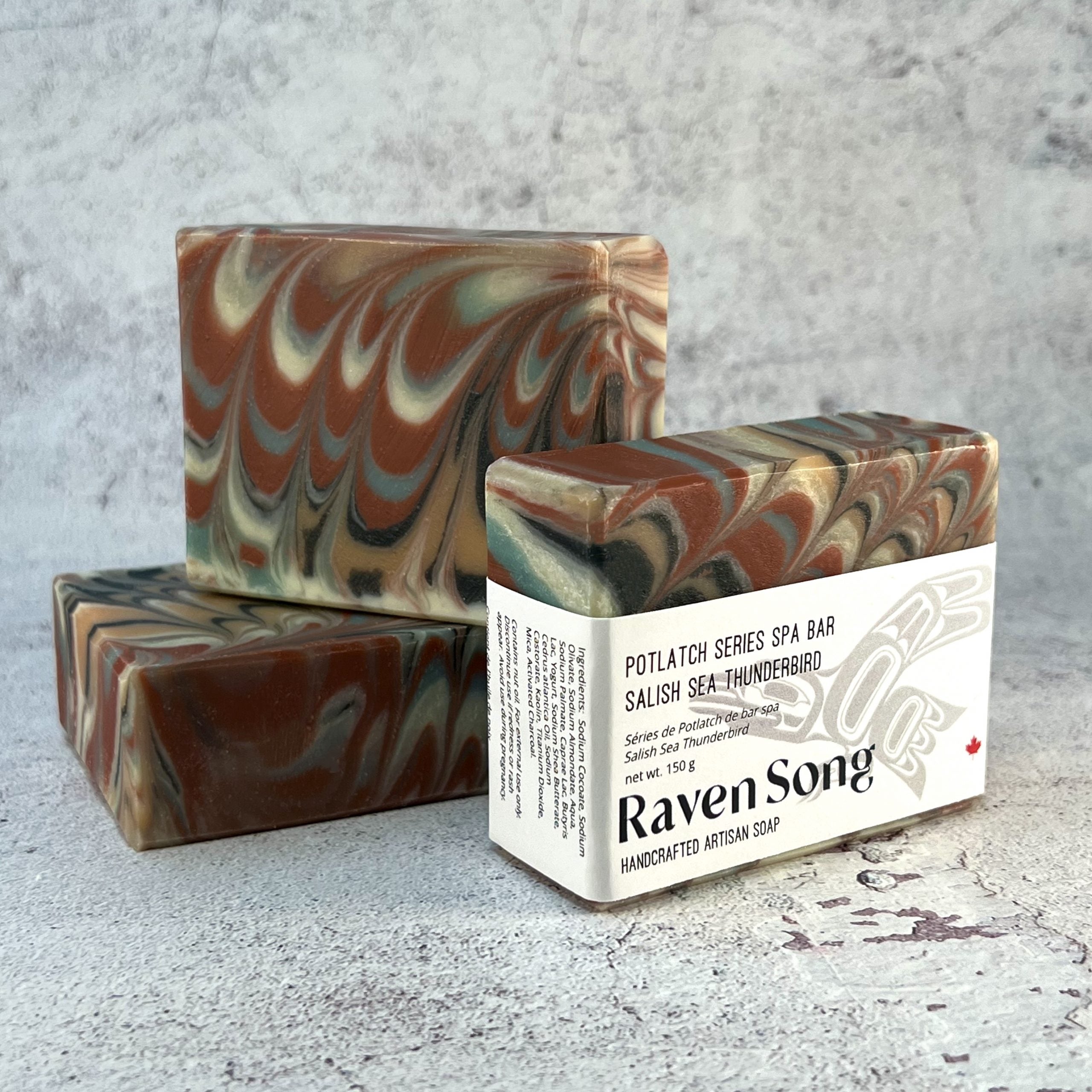 Ravensong Potlatch soap- Salish Sea Thunderbird – House Of Himwitsa