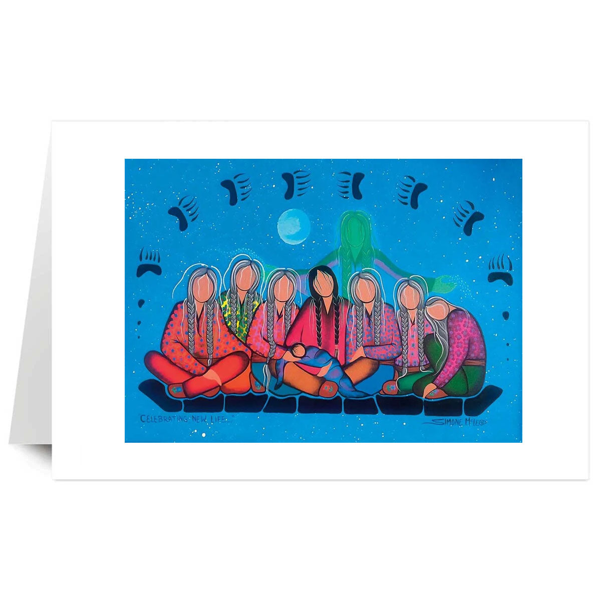 *Art Card Simone McLeod Celebrating New Life – House Of Himwitsa