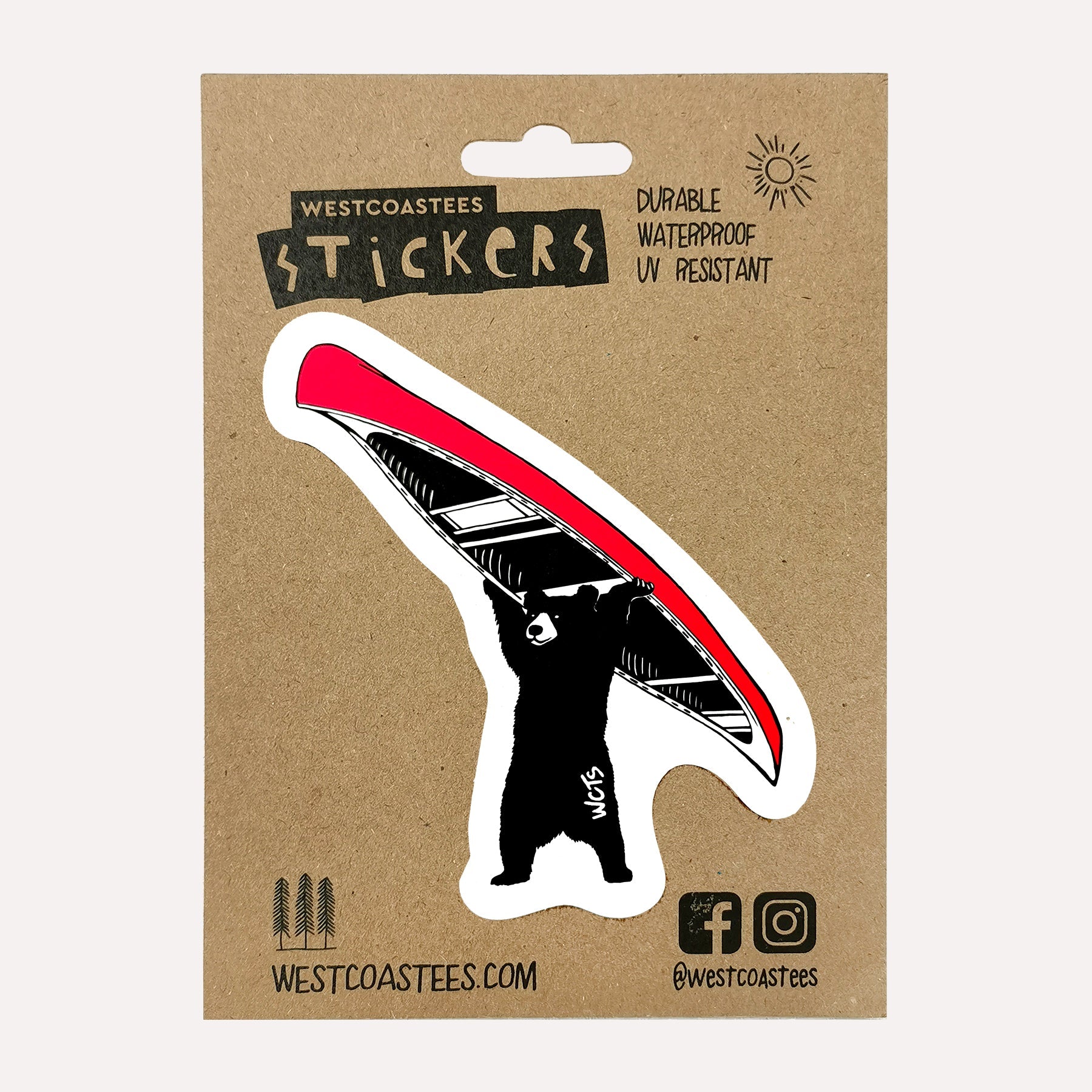Westcoastees Sticker Canoehead – House Of Himwitsa